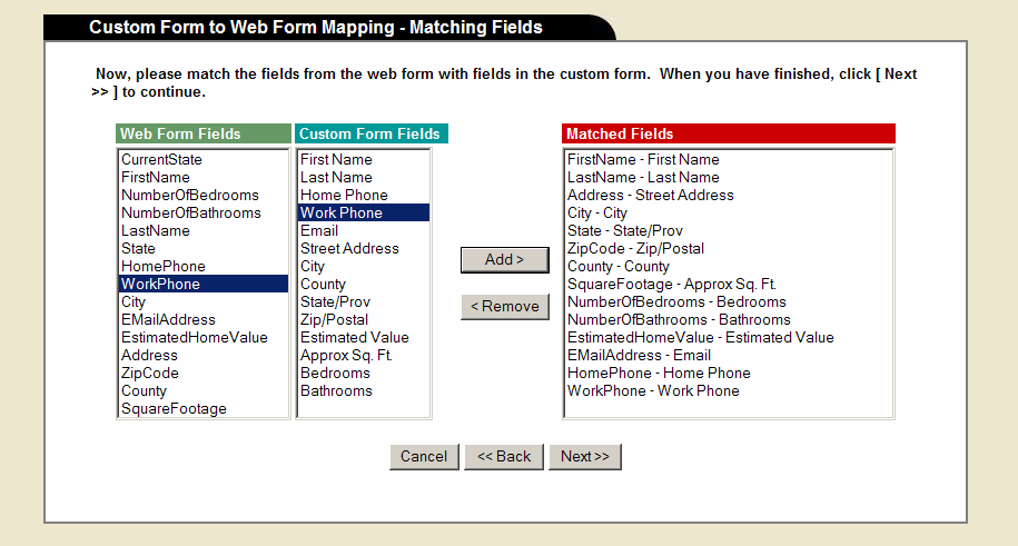 Leadmaster Crm Knowledgebase Client Web Form To Custom Form Mapping